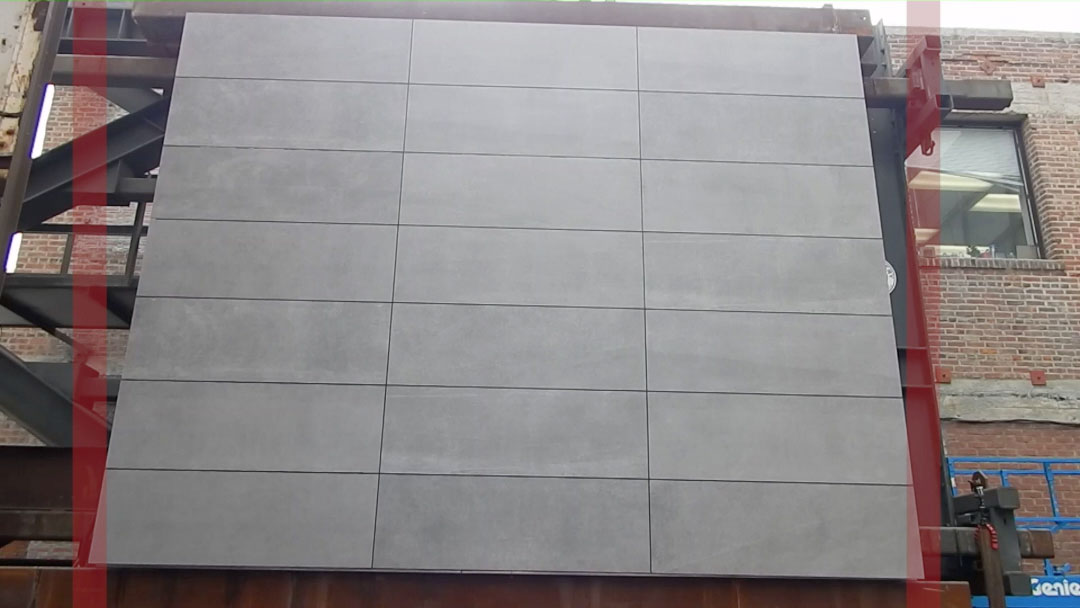 Earthquake-Resistant Facades with Porcelain Panels